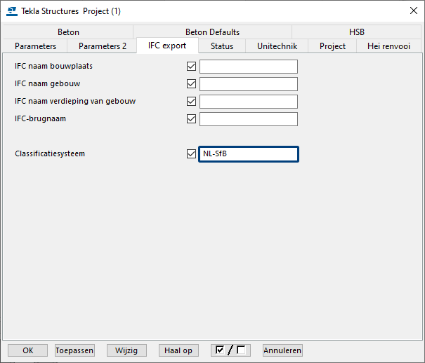 IFC Classification Reference | Tekla User Assistance